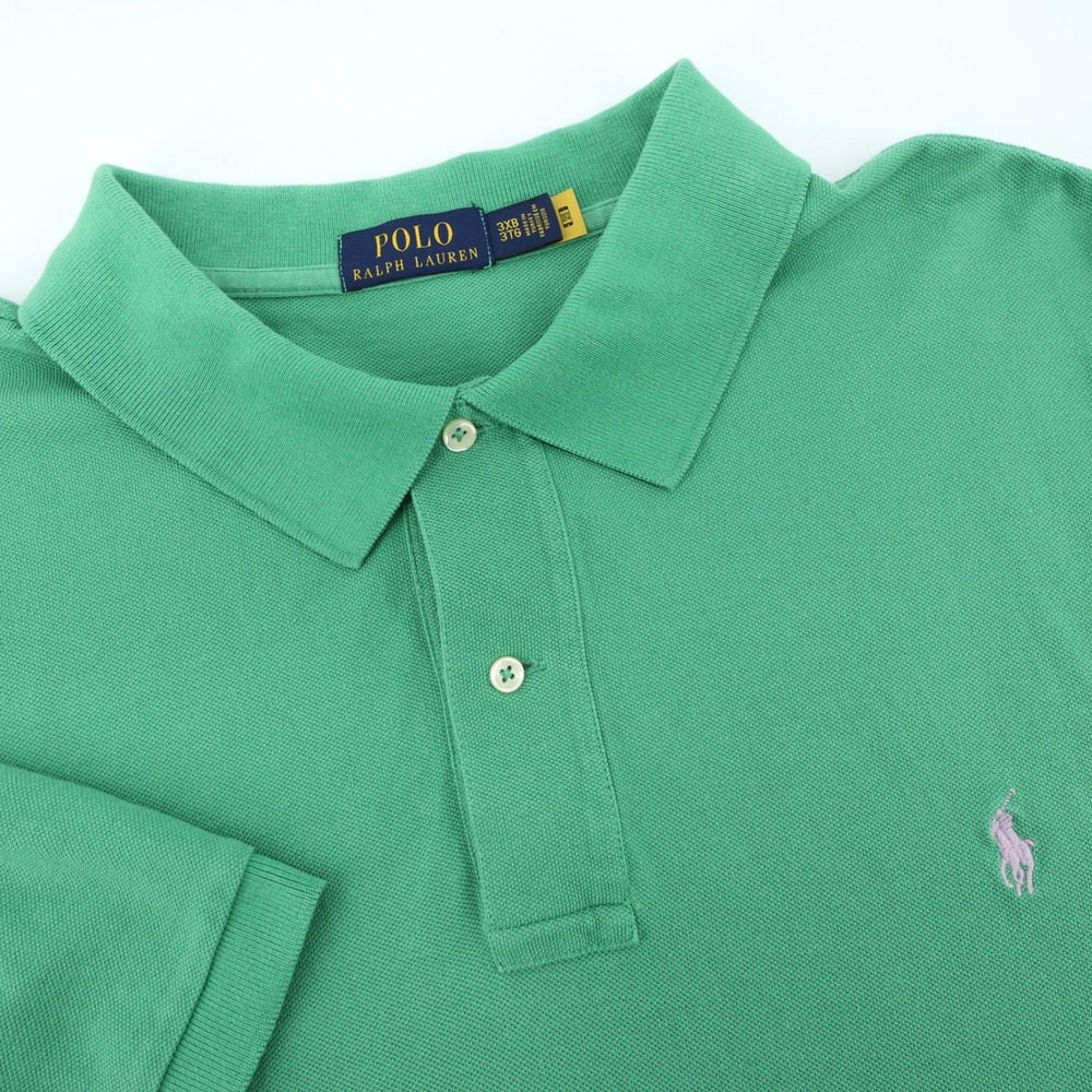 Polo Ralph Lauren Men's Green Classic Fit Polo Shirt … - Gem